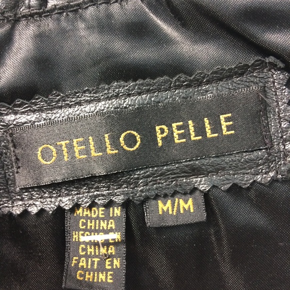 Otello Pelle | Tops | Otello Pello Womens Leather Vest Szm Black | Poshmark